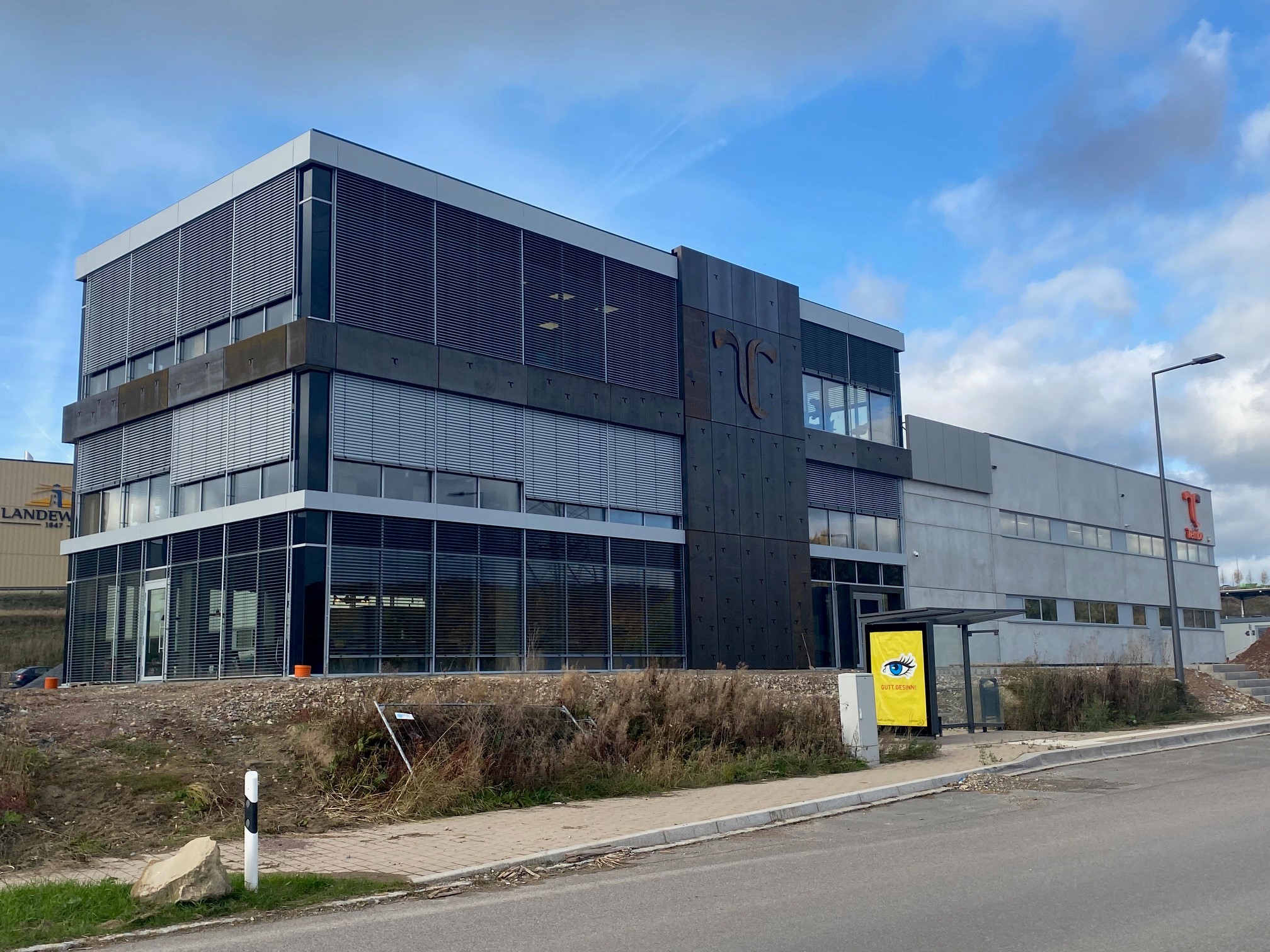 Imatec in Diekirch, Luxemburg met Corten stalen gevelbekleding